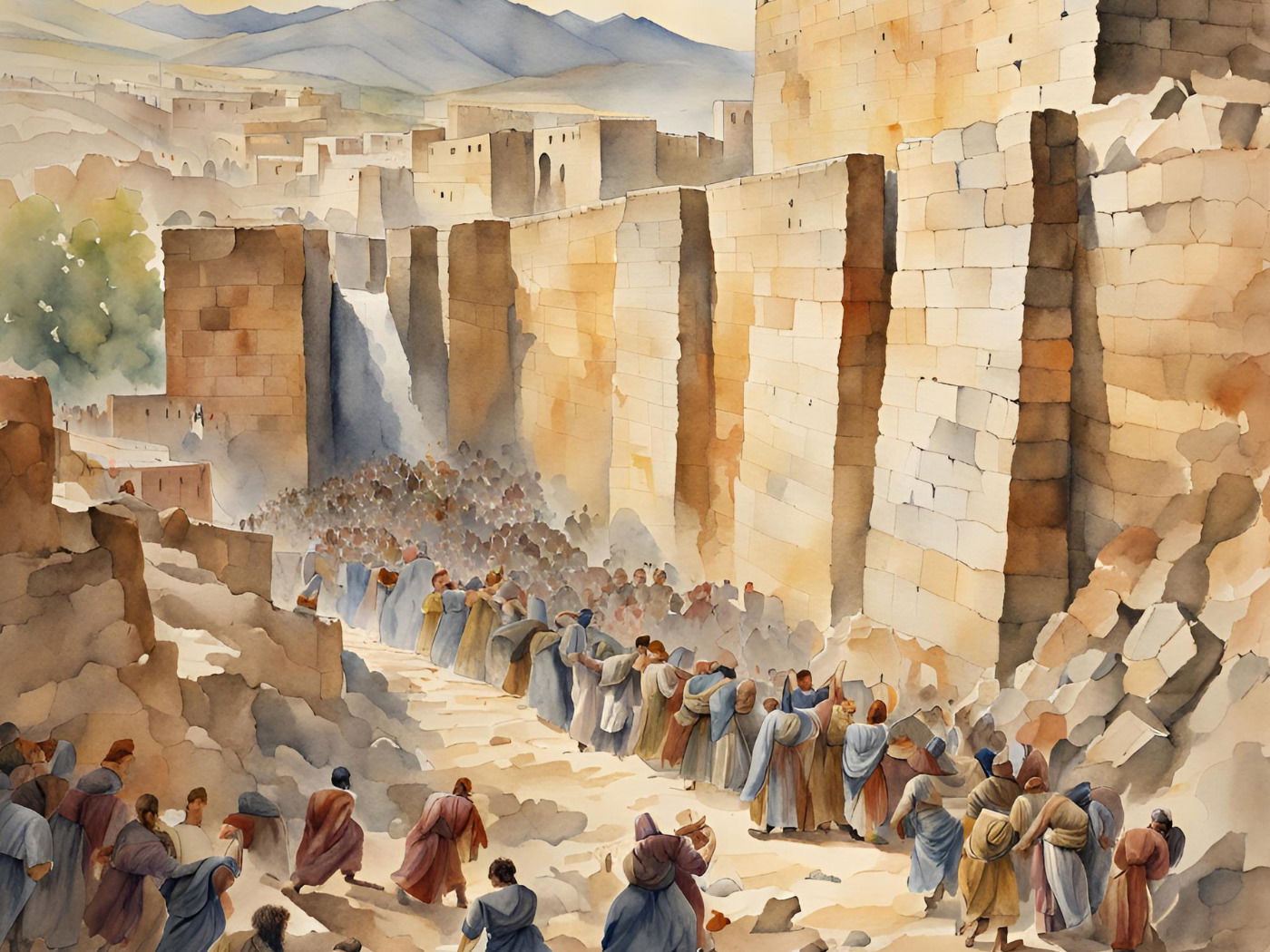 As muralhas de Jericó e a sua queda (Estudo Bíblico) - Bíblia