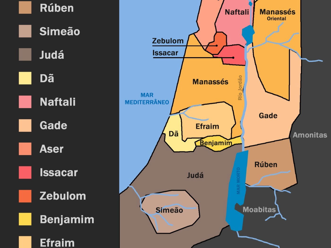 As 12 tribos de Israel (e seus significados) - Bíblia